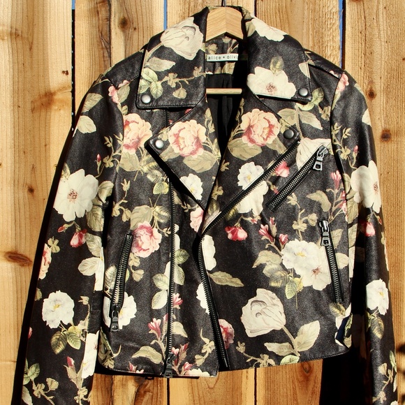 Alice + Olivia | Jackets & Coats | Alice Olivia Leather Jacket | Poshmark
